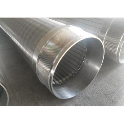 China High Strength Sand Control Screens , SS Johnson Wire Wrapped Screen for sale