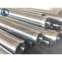 China Ss304 Continuous Slot Wire Wrapped Screen For Geothermal Wells for sale