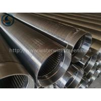 China Stainless Steel 304 Full Welded Wire Wrapped Screen Filter for sale