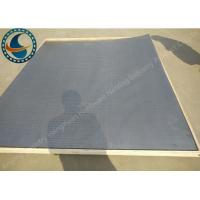 China Non Clogging Wedge Wire Screen Panels For Waste Water Long Service Life for sale