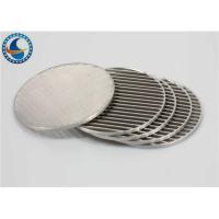 China High Mechanical Strength Wedge Wire Sheets For Wheat Tooth / Beer Equipment for sale