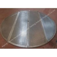 China High Performance Lauter Tun Screen Filter , Beer Wedge Wire Screen Panel for sale