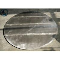 China Precision Welding Wedge Wire Screen Panels False Bottom Anti - Corrosion for sale