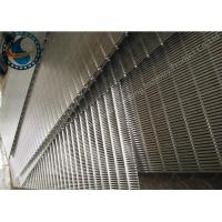 China Heavy Duty Welded Wedge Wire Screen Panel For Liquid / Soild Filtration for sale