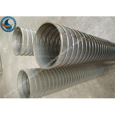 China Slotted Wedge Wire Screen Panels Formed Reverse Self - Clean Filter for sale