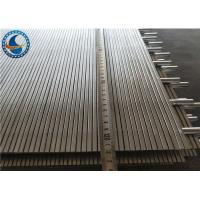 China V Wire Welded Wedge Wire Screen Panels , Stainless Steel Wedge Wire Sheets for sale