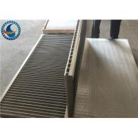 China SS 205 / 304 / 316 / Wedge Wire Mesh For FIlter Sieve Screening 0.5mm Slot Size for sale