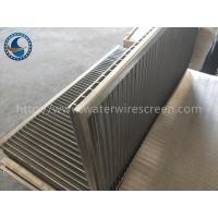 China L500mm Stainless Steel Wedge Wire Screen Panels For Coal Washing Equipment for sale