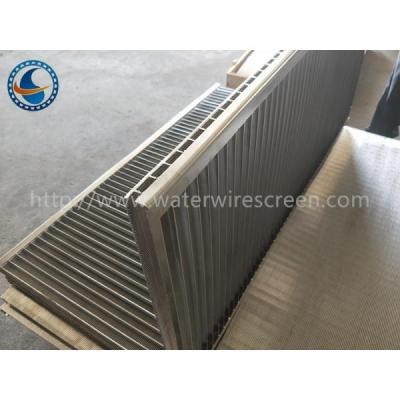 China L500mm Stainless Steel Wedge Wire Screen Panels For Coal Washing Equipment for sale