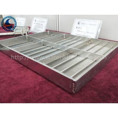 China 1.0mm Slot Pulp And Paper Mills Wedge Wire Panels for sale