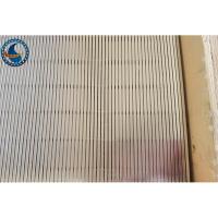 China 4m Length Stainless Steel Slotted Wedge Wire Screen Panels For Food Filter for sale