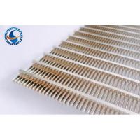 China 1.0mm Slot Stormwater Runoff Outfall Wedge Wire Screen Panels 316l for sale
