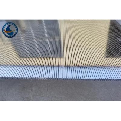 China 100mm Slot Wedge Wire Screen Panels Stainless Steel Customized for sale