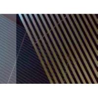 China Slot Sieve Fine Flat Wedge Wire Screen Panels For Mechanical Separation for sale
