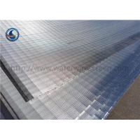 China Stainless Steel Filter Screens Flat Mesh Wedge Wire Panels for sale