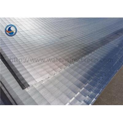 China Stainless Steel Filter Screens Flat Mesh Wedge Wire Panels for sale