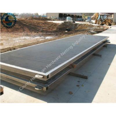 China SS Filter Johnson Wire Screen , Stainless Steel Flat Wedge Wire Panel Non Clogging for sale