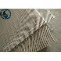 China Flat Johnson Type Wedge Wire Screen Panels For Water Treating Equipment for sale