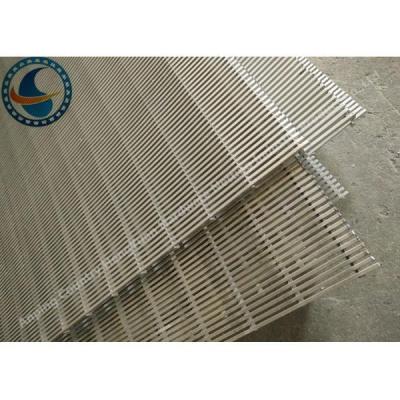 China Flat Johnson Type Wedge Wire Screen Panels For Water Treating Equipment for sale