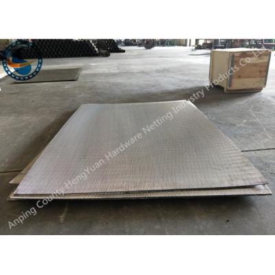 China Flat Wedge Wire Screen Panels Anti - Corrosion Welding Technique for sale