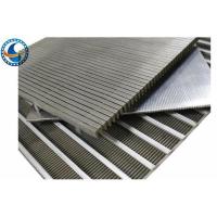 China Flat Profile Acid Washing Wedge Wire Screen Panels Stainless Steel 304 for sale