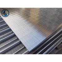 China 500um Aisi 304 Slot Wedge Wire Screen Panels For Filtration for sale