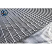 China High Strength Wedge Wire Screen Panels Long Lifespan Ss 304 for sale