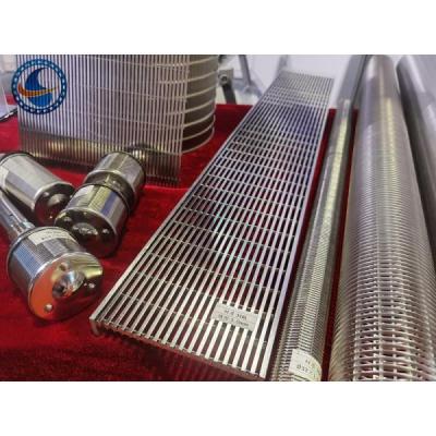 China Ss 321 Johnson Wedge Wire Screen Flat For Petrochemical Engineering for sale