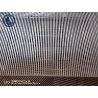 China Custom Ss316l Wedge Wire Screen Panels For Sediment Filtration for sale