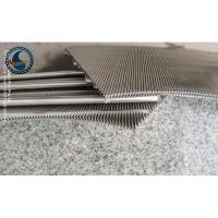 China Ss304 Special Shaped Wedge Wire Screen Panels For Filtration Machinery for sale