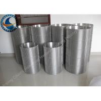 China Customized Stainless Steel Wedge Wire Screen Drum For Self Cleaning Strainer for sale