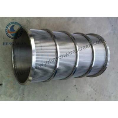 China Heavy Duty Centrifuge Drum Screen Filter For Solid Liquid Separation for sale