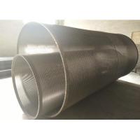 China Clog Resistant Rotary Screen Drum With High Mechanical Performance for sale
