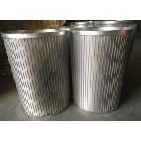 China Economic Stainless Steel Trommel Drum Screen , Robust Wedge Wire Basket for sale
