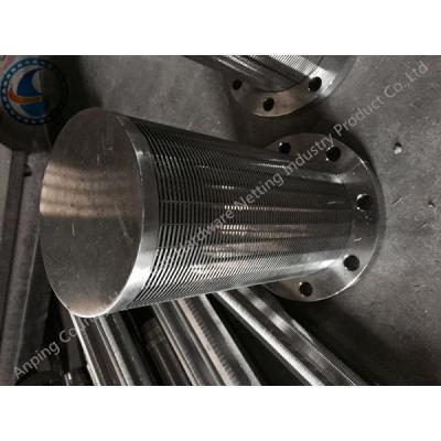 China Heavy Duty Wedge Wire Mesh Highly Corrosion Resistant Material Non Clogging for sale