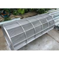China Food Grade Rotary Wedge Wire Screen In Stainless Steel 304 Material for sale