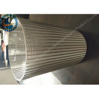 China Easy Maintenance Wedge Wire Sieve Filters For Food Processing Applications for sale