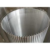 China High Precision Rotary Screen Drum FIlter V Wire Wrap Screen 316 Grade for sale