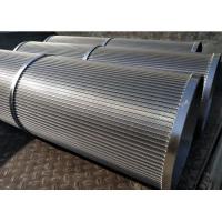 China 304 Stainless Steel Johnson Screen Filter , Water Treatment Wire Mesh Drum for sale