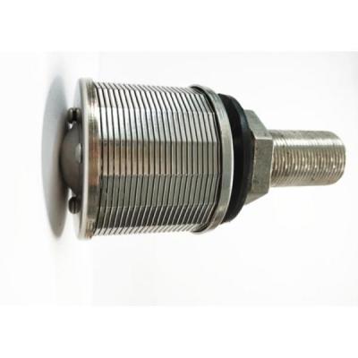 China Stainless Steel 316L Johnson Water Filter Nozzle With Double Thread Couplings for sale