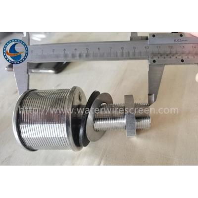 China 316l Johnson Wedge Wire Screen Resin Filter Nozzles For Water Treatment for sale