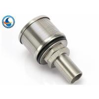 China Ss316l 1.5m3/H Flow Wedge Wire Screen Nozzle For Water Treatment for sale