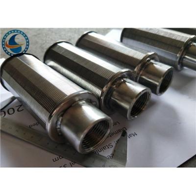 China Ss Water Filter Nozzles 1.5t/H 0.5t/H 1t/H Flow V Slot Shape Screen for sale