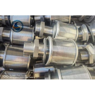 China 304 Johnson Screen Wedge Wire Stainless Steel Water Filter Nozzle for sale