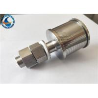 China Wedge Wire Wrapped Screen Water Filter Nozzles Stainless Steel Slot 0.25mm for sale