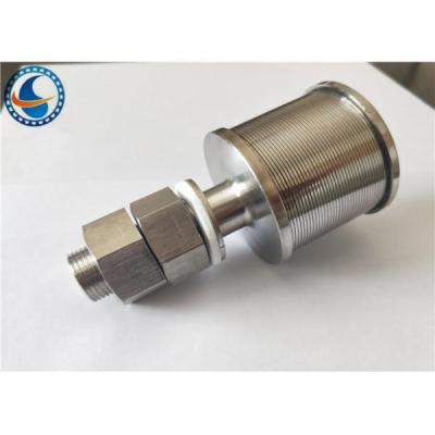 China Wedge Wire Wrapped Screen Water Filter Nozzles Stainless Steel Slot 0.25mm for sale