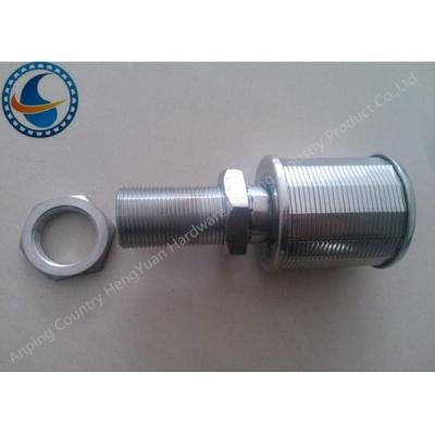 China 304 Stainless Steel Water Nozzle , Rotary Screen Filter 0.05-1mm Slot for sale