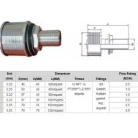 China Threaded Water Filter Nozzle For Chemical / Biotechnology Industry for sale