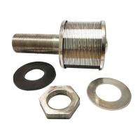 China SS 316L Water Screen Filter Nozzle , Small Volume Weight Wedge Wire Strainer for sale