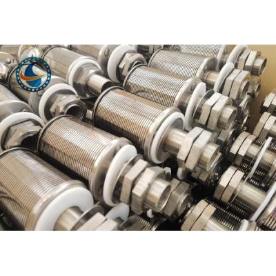 China Wedge Wire Male Threaded Water Filter Nozzle Grade 304 Ss for sale